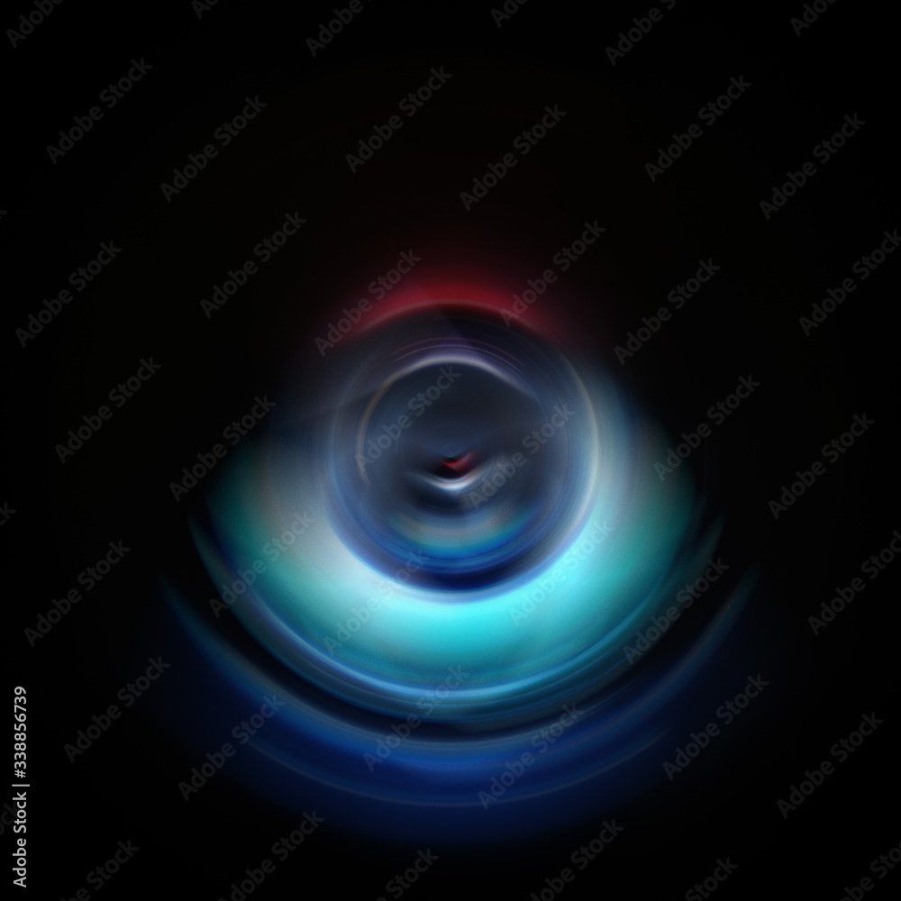 glowing abstract background like a lens Stock Illustration | Adobe Stock