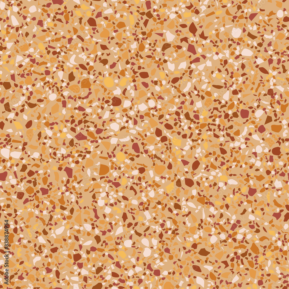 Vector surface texture of granite, concrete, mosaic tile, pebbles ...