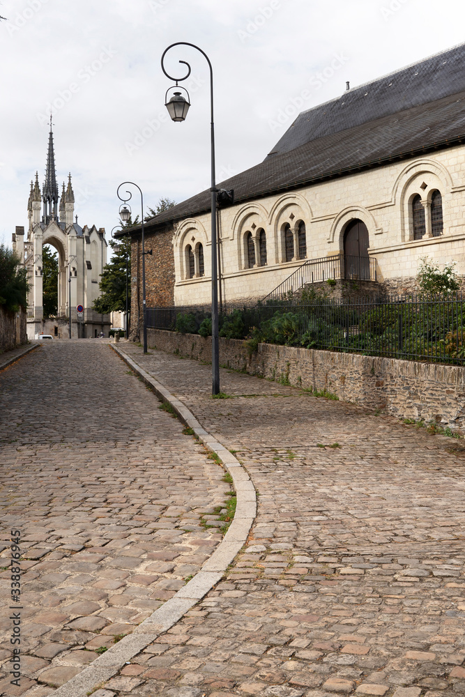 Empty streets in France because of quarantine isolation in home ...