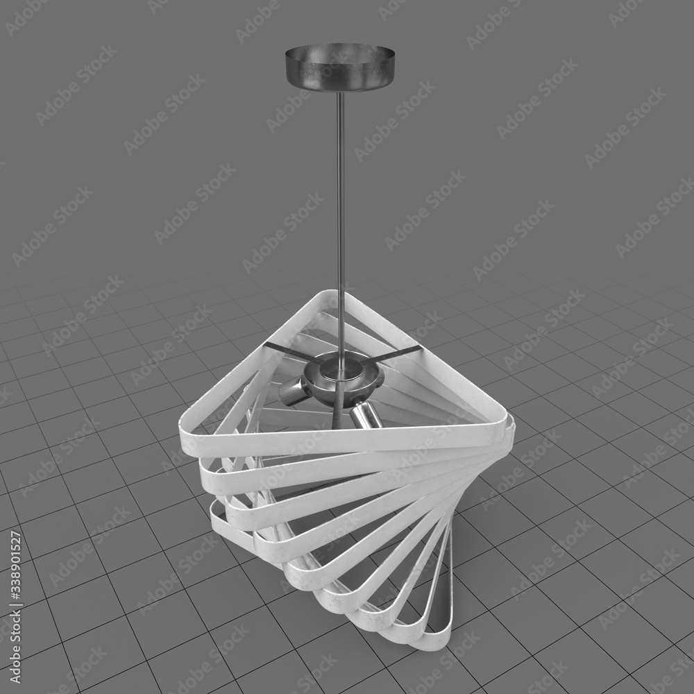 Modern geometric lamp Stock 3D asset | Adobe Stock