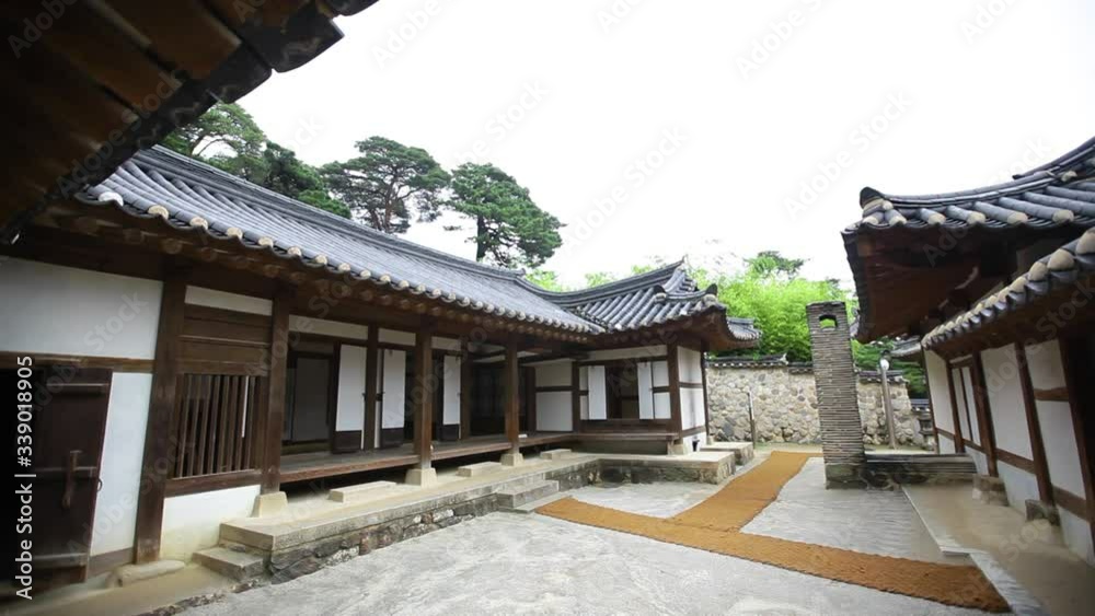 Ojukheon House, Gangneung, South Korea. A house of the Joseon Dynasty ...