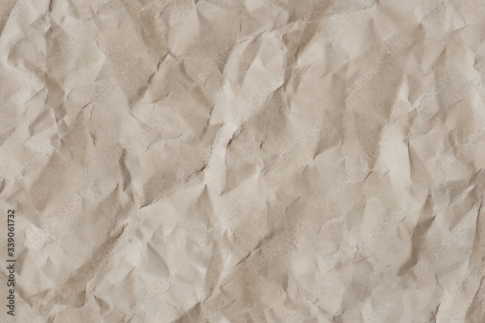 Scrunched up paper background Stock Photo | Adobe Stock