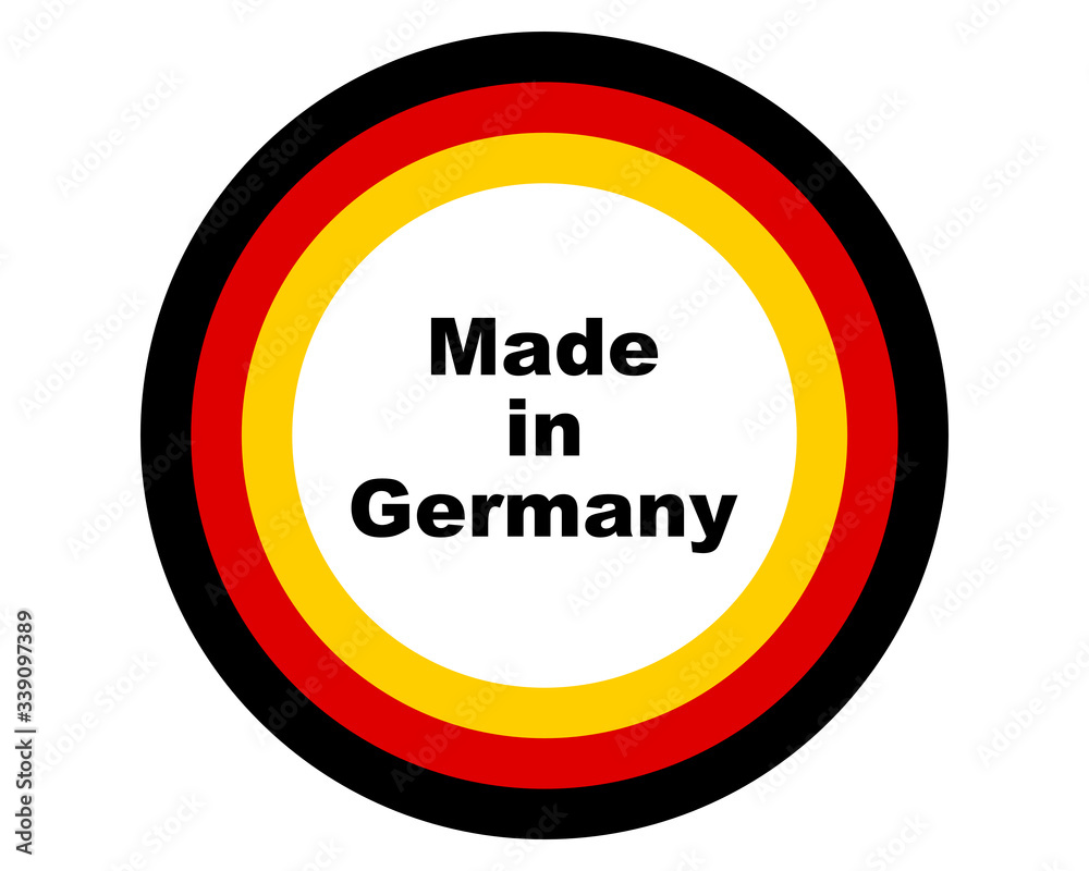 Qualitätssiegel Made in Germany Stock Vector | Adobe Stock
