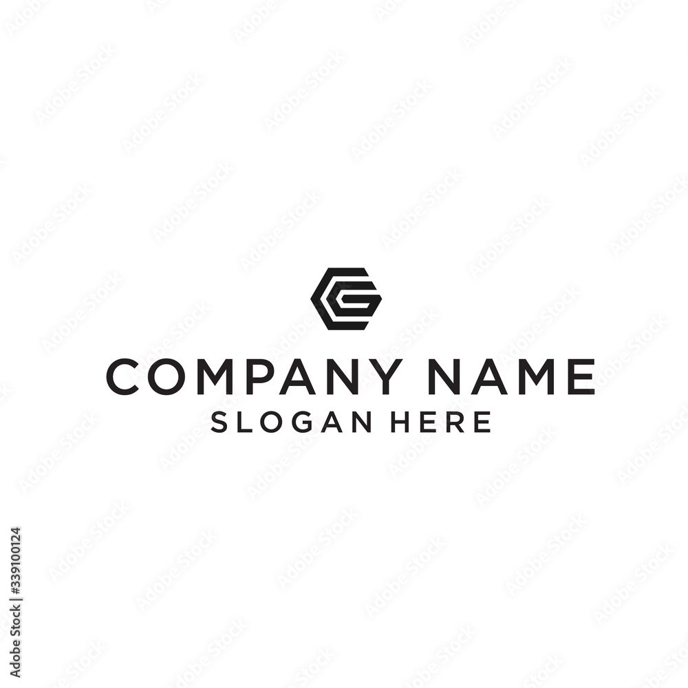 CG logo vector icon designs Stock Vector | Adobe Stock