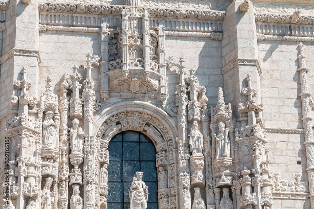holy mary church of Belem (Igreja de Santa Maria de Belem) in Lisbon ...