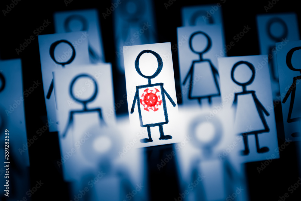 Social distancing, keep distance in public places to protect COVID19 ...