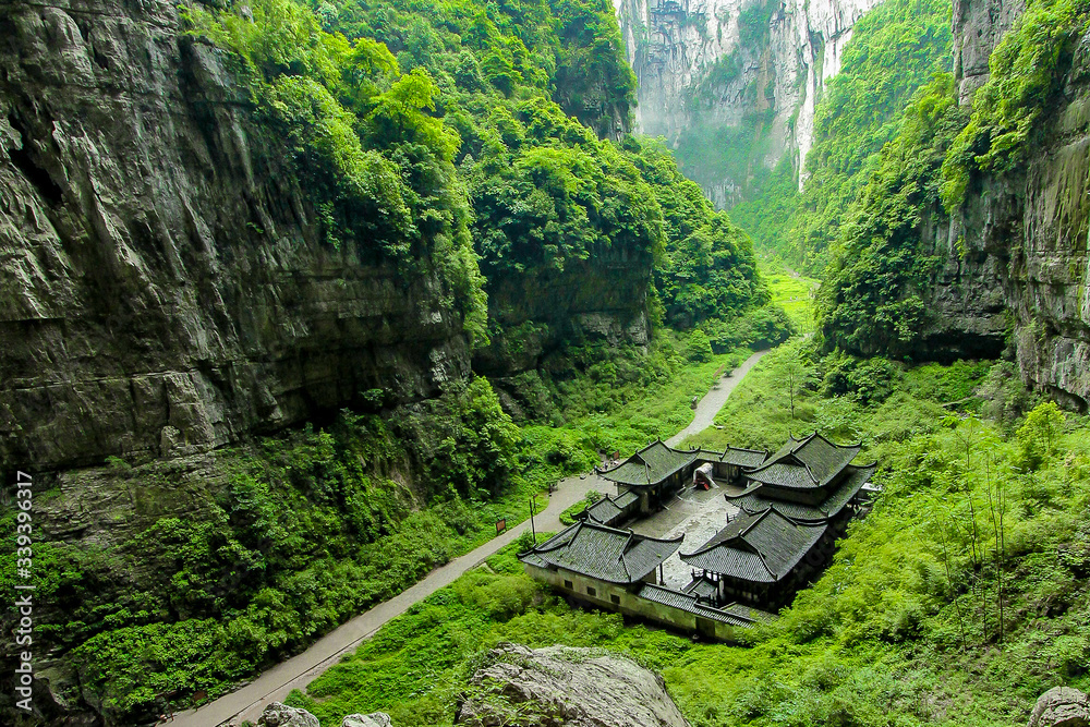 Wulong Karst National Geology Park in Chongqing, China. Chongqing ...