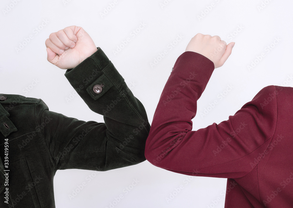 Elbow bump - a new and safe way of greeting to avoid the spread of ...