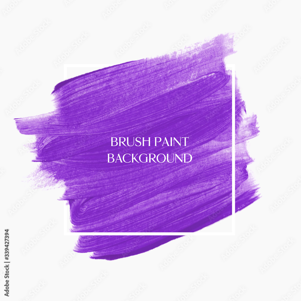 Logo brush painted watercolor background vector. Perfect design for ...
