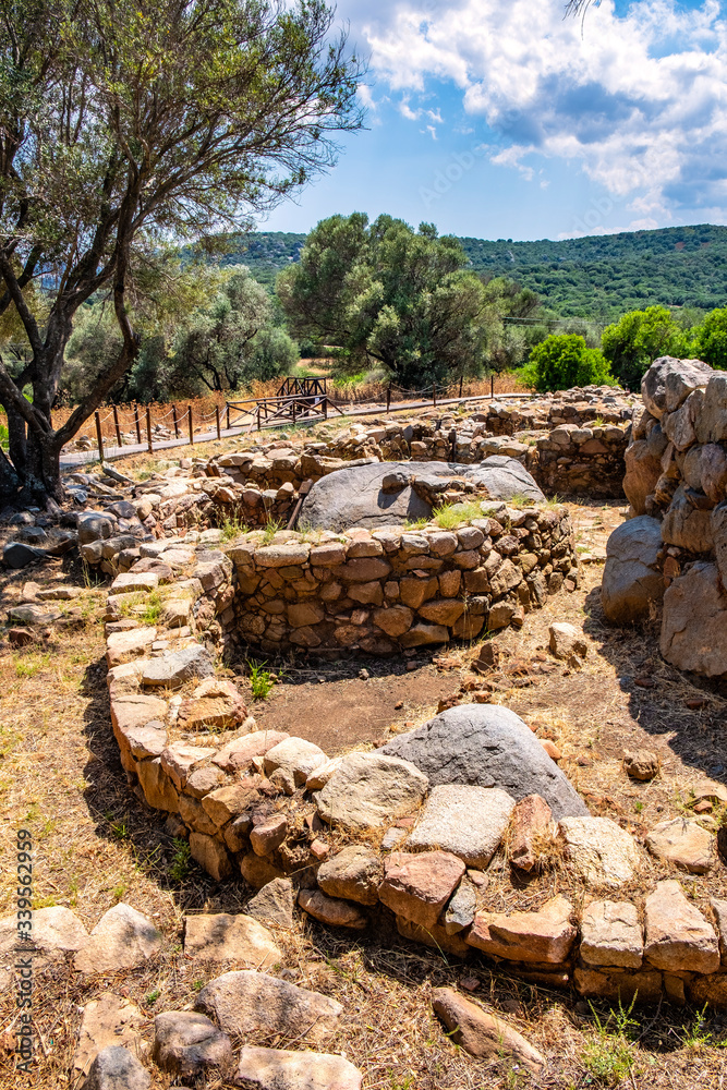 Arzachena, Sardinia, Italy - Archeological ruins of Nuragic complex La ...