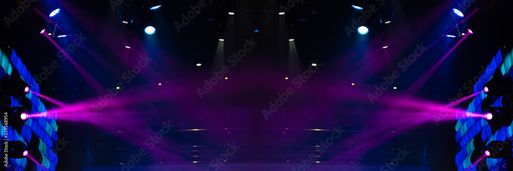 Abstract texture background for design. Stage light and smoke on stage ...