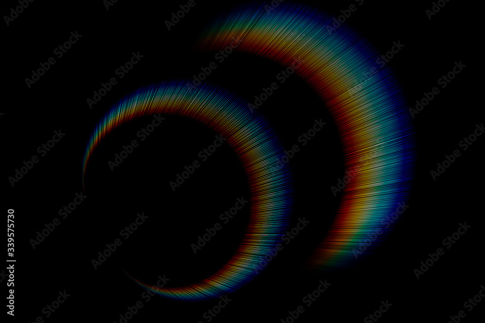 Optical lens flare on black background. Stock Illustration | Adobe Stock