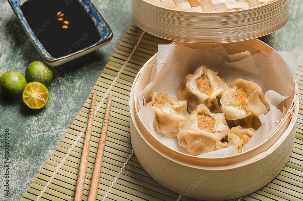 Homemade Pork Siomai/Shumai/Siumai Top View- it's a type of Chinese ...