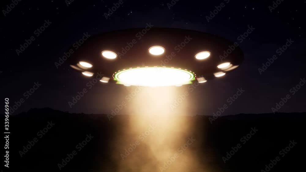 Ufo - alien spaceship. , illustration, flat. Spaceship icon. Alien ...