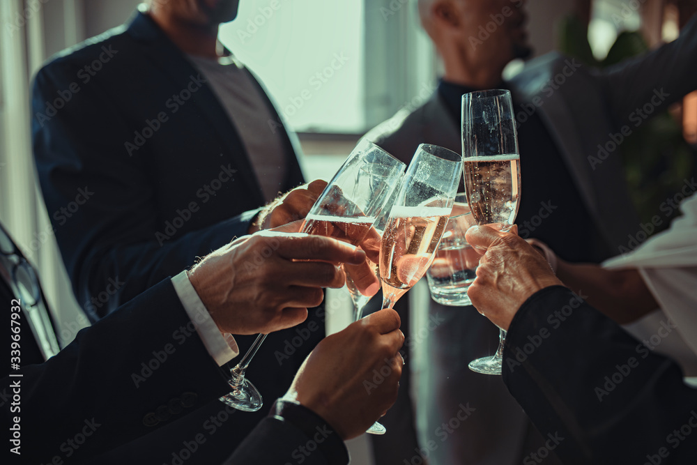 aving a toast Stock Photo | Adobe Stock
