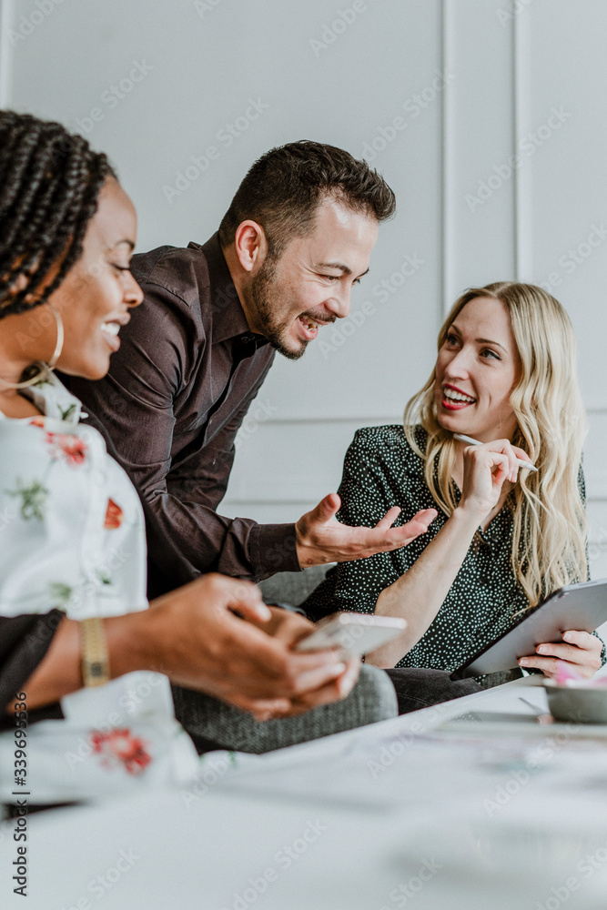 Business people discussion Stock Photo | Adobe Stock