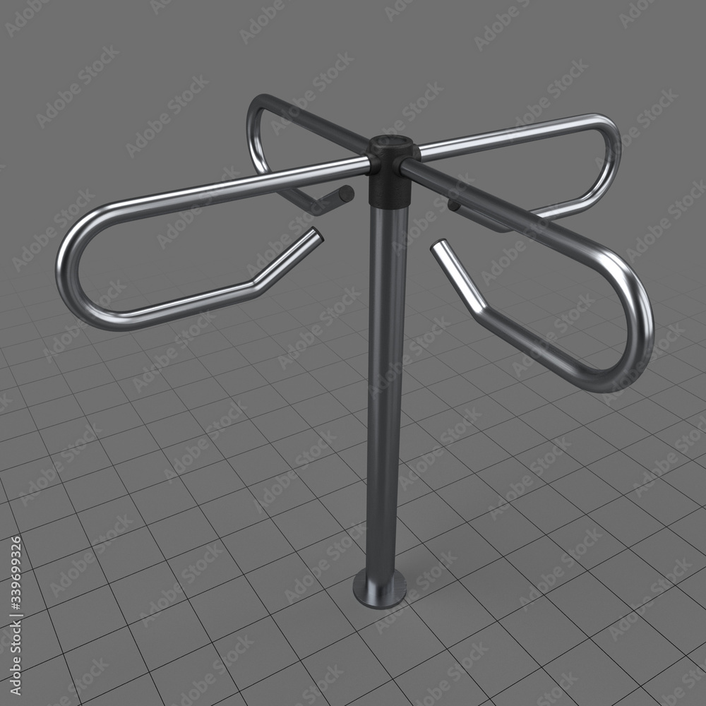 Rotating turnstile gate แอสเซทสต็อก 3 มิติ | Adobe Stock