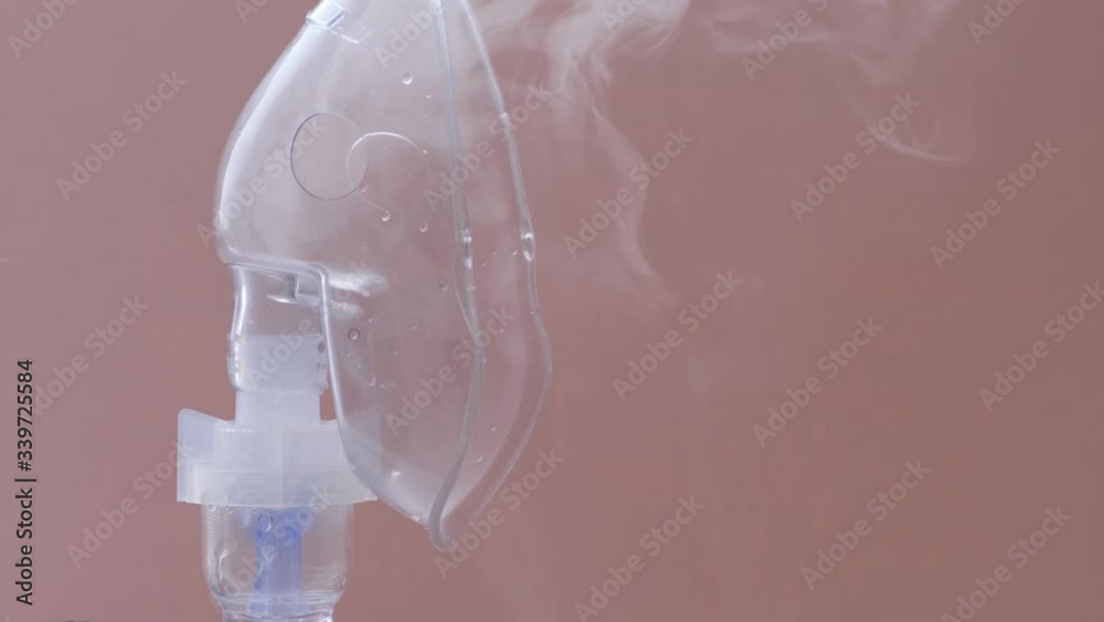 Video „Medical equipment and drugs for asthma. Nebulizer, inhaler, pad ...