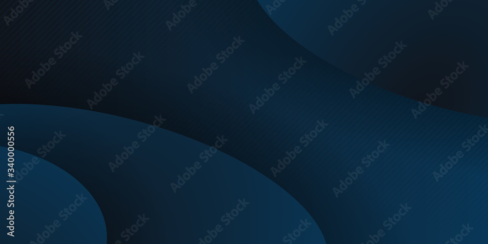 Abstract blue 3D background. Bright navy blue dynamic abstract vector ...