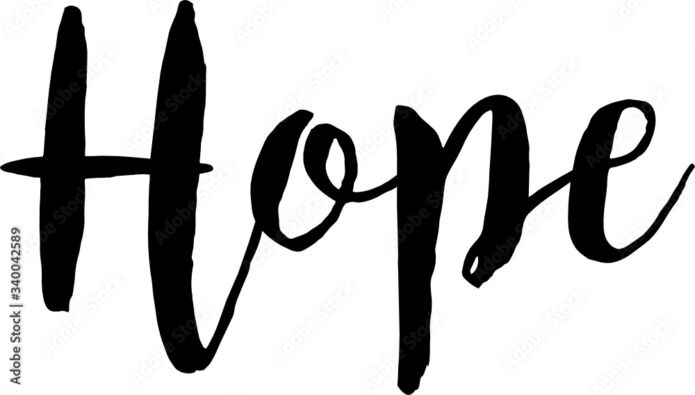 hope svg vector cut file for cricut Stock Vector | Adobe Stock