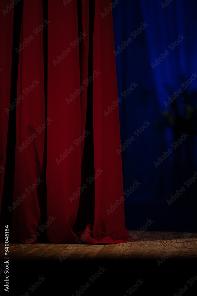 Theater curtain and stage light. Texture background for design. Stock ...