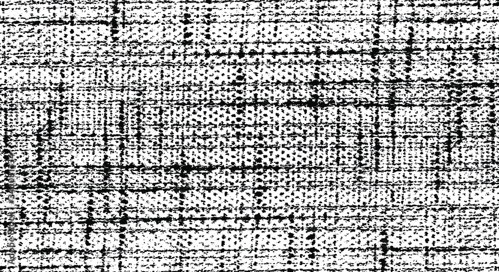 Distressed fabric texture. Vector texture of weaving fabric. Grunge ...