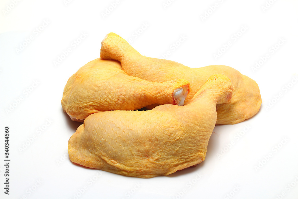 muslos de pollo amarillo Stock Photo | Adobe Stock