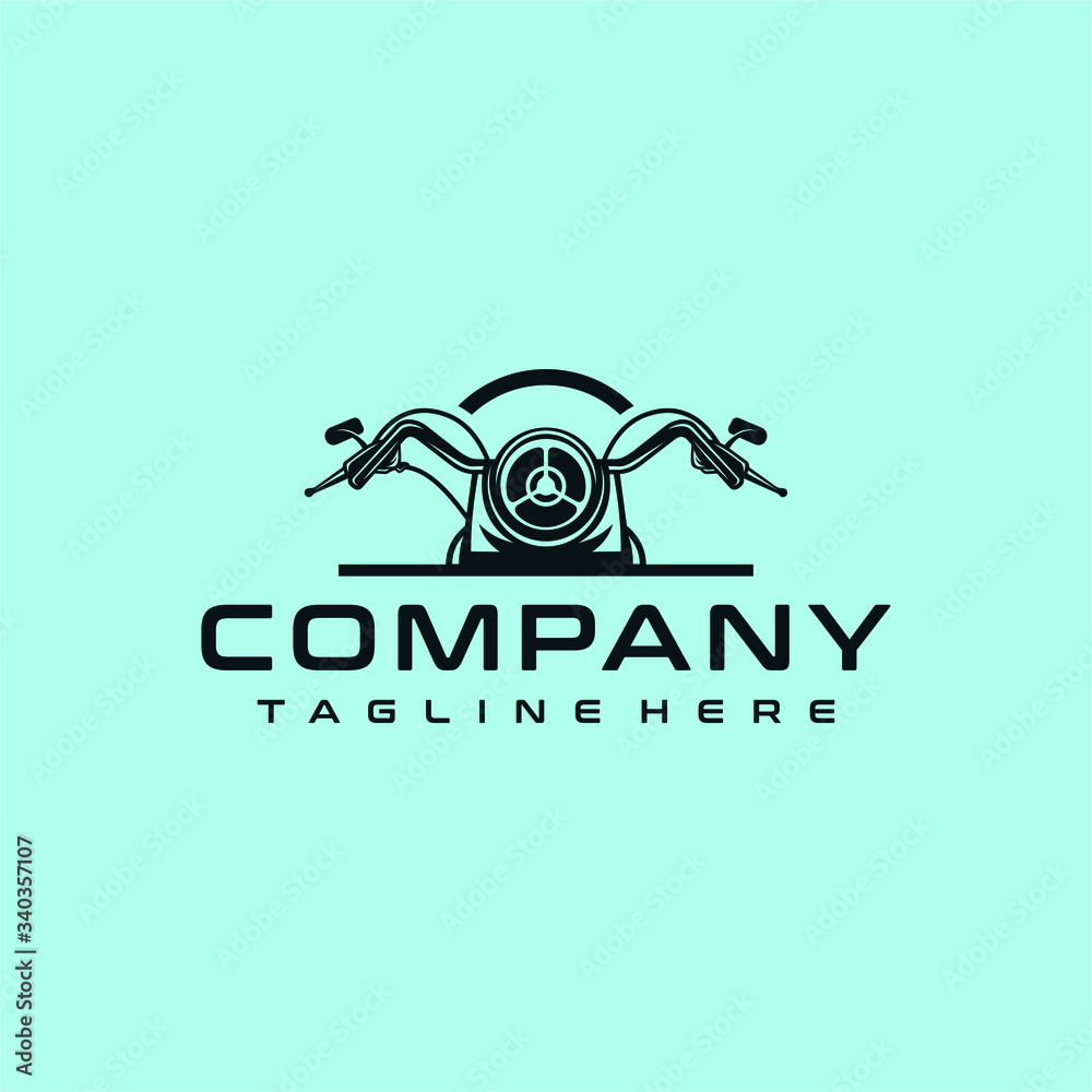 Motorcycle logo vector design. Awesome a motorcycle logo. A motorcycle ...