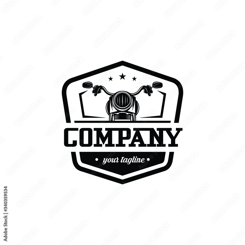 Motorcycle logo vector design. Awesome a motorcycle logo. A motorcycle ...