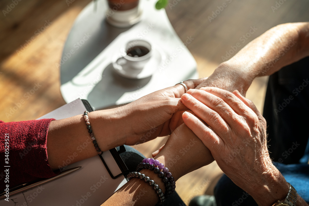 Therapist supporting patient Stock Photo | Adobe Stock