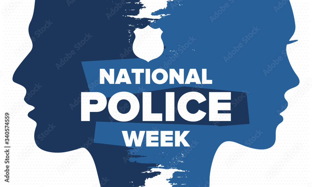 National Police Week in May. Celebrated annual in United States. In ...
