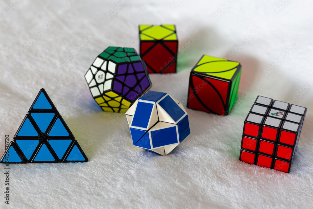 Fotka „Valladolid, Spain, April 17, 2020: collection of different ...