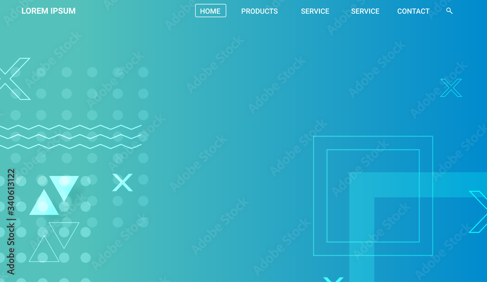 Abstract banner for website background vector illustration Stock Vector ...