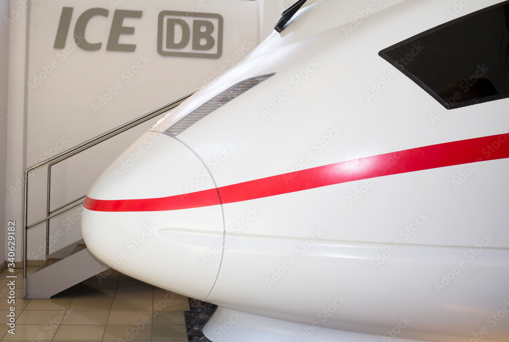 NURNBERG, GERMANY : Inside the Deutsche Bahn Museum in Nurnberg ...