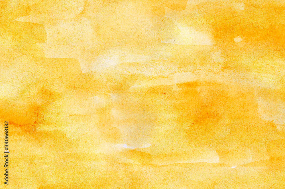 Abstract yellow background white and yellow watercolor paint Stock ...