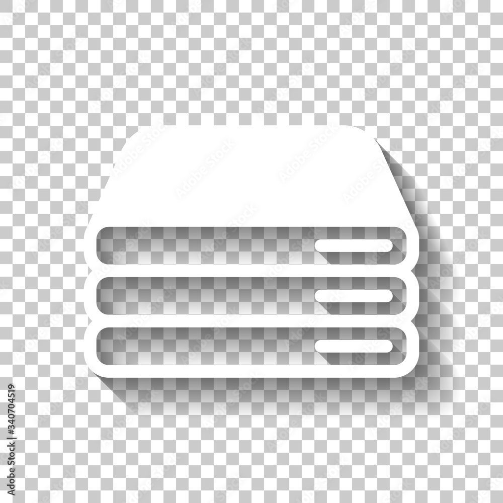 Database server, backup data, computer network, cloud hardware. White ...