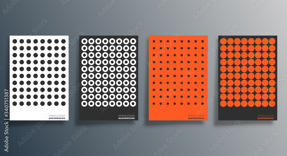 Minimal geometric design for flyer, poster, brochure cover, background ...