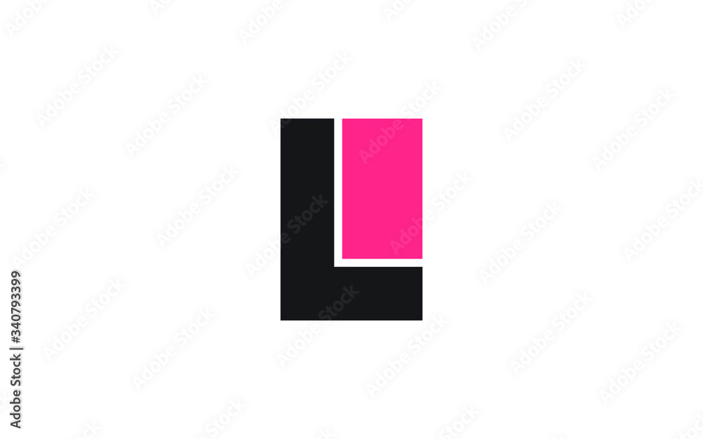L Uppercase Letter Icon or Logo design, Vector Template Stock Vector ...