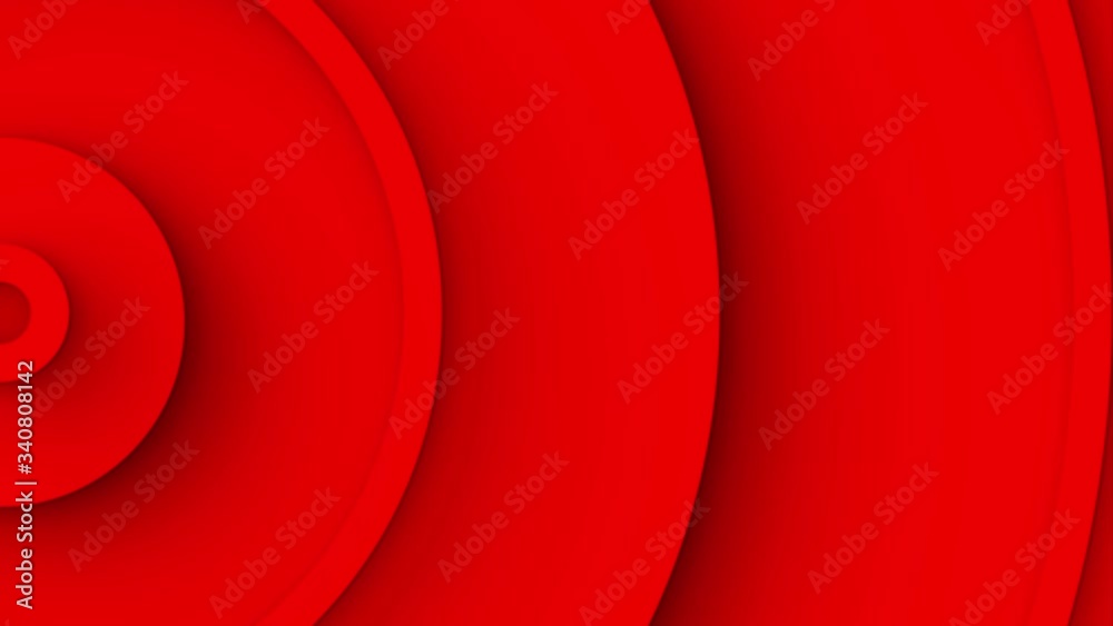 Abstract background with growing circular stripes. Looping background ...
