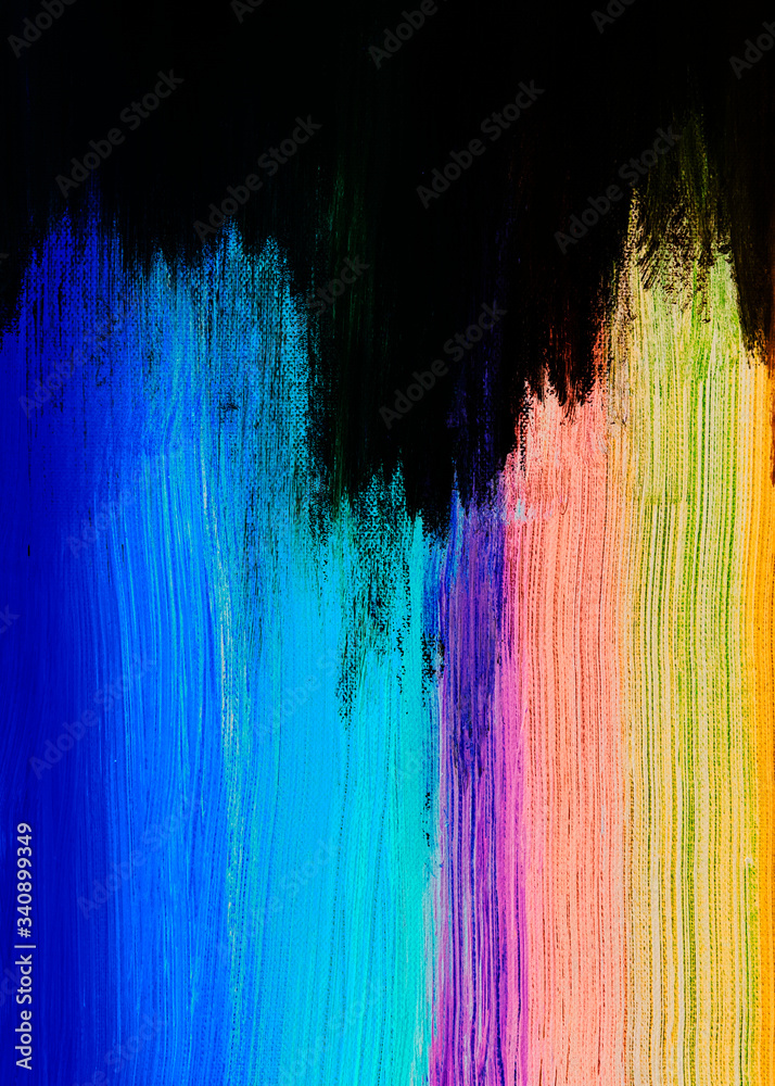 Colorful brush stroke textured background Stock Photo | Adobe Stock
