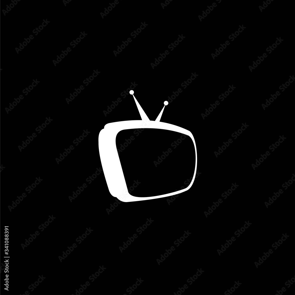 Tv Icon logo vector image,tv logo design icon vector image, television ...