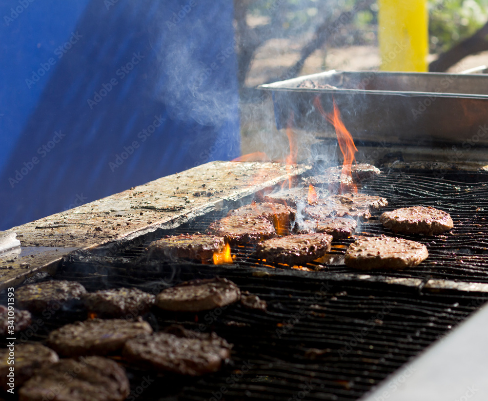 black, blaze, bonfire, burger, burgers, burn, campfire, camping, coal ...