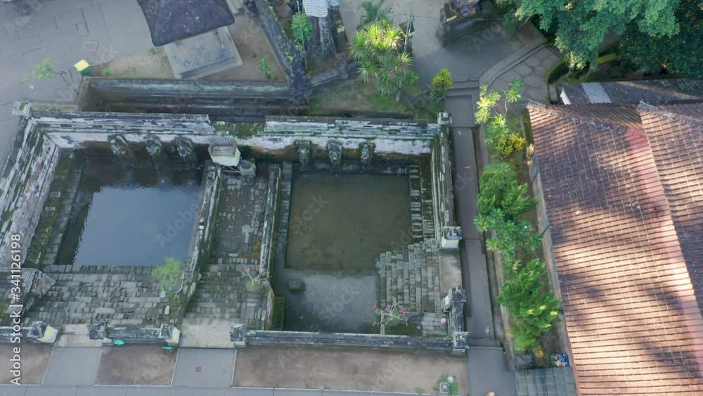 Beautiful morning at the ancient pools of Goa Gajah Elephant Cave Hindu ...