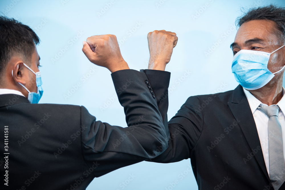 Two People Saying Hello