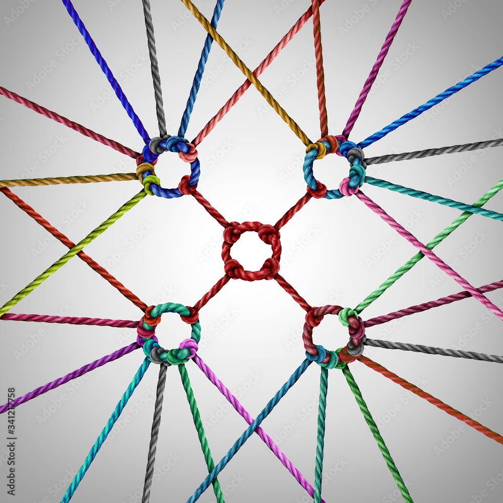 Team Unity Concept Stock Illustration | Adobe Stock