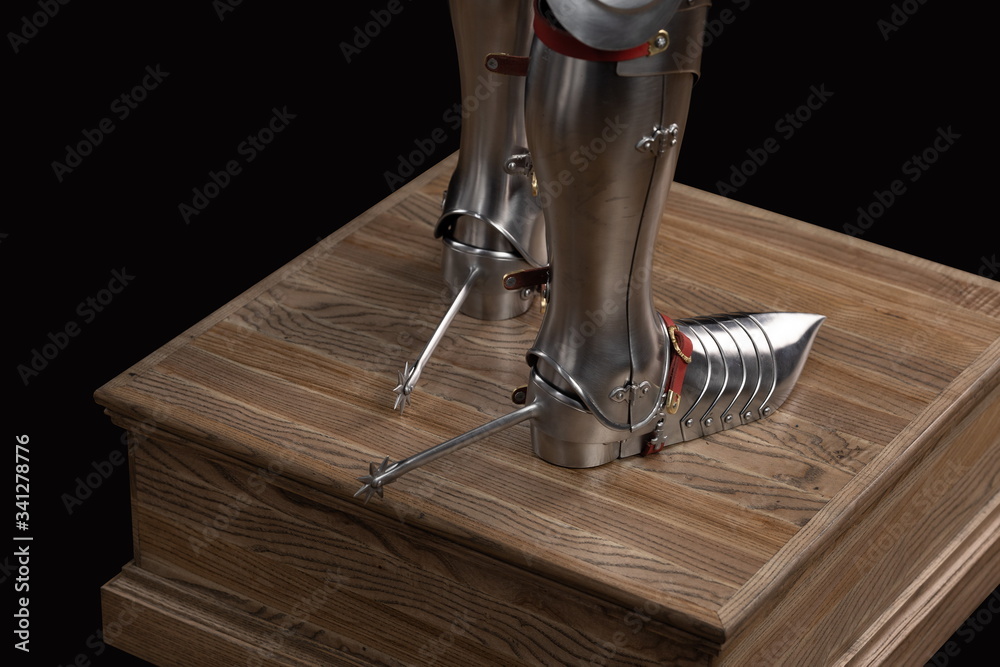 Medieval knightly armor, full set and details, made by an adult in full ...