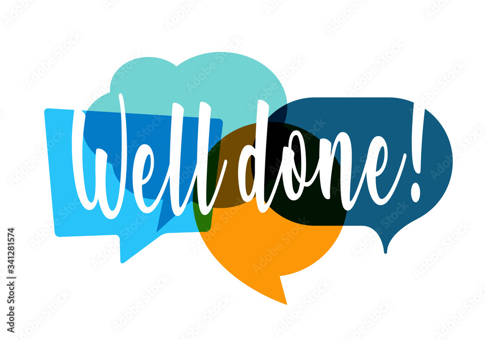 Well done Stock Vector | Adobe Stock