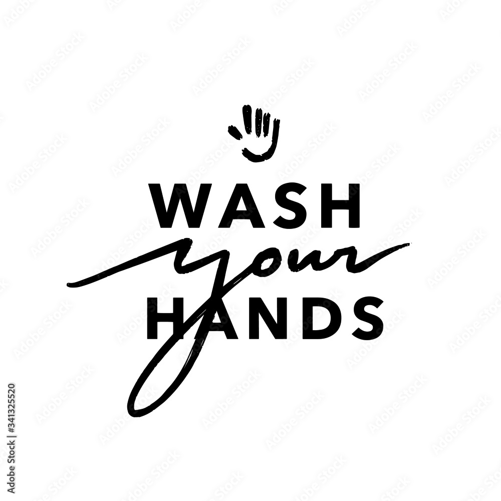Wash your hands - Digital Poster (Instant Download) clipart, HealthCare ...