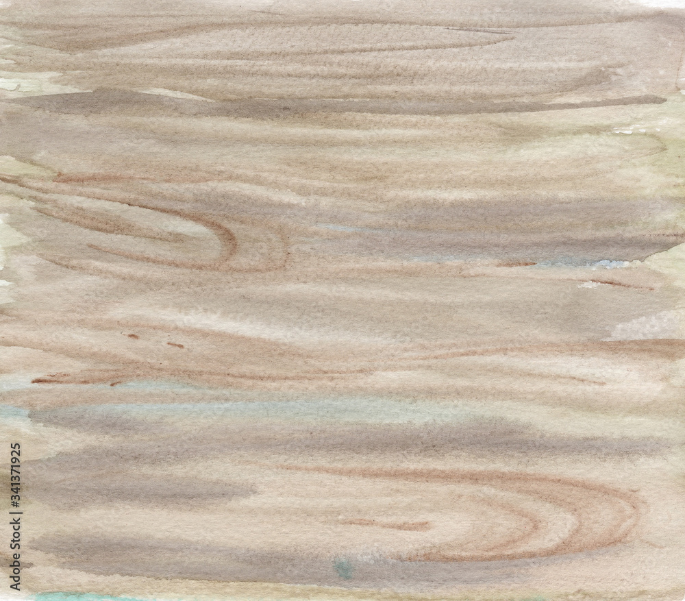 Watercolor illustration of wood texture, for wedding cards, romantic ...