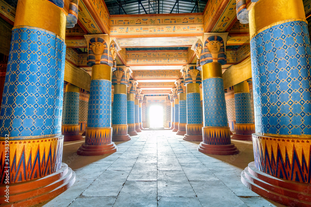 Throne Hall used as the set of the film Cleopatra in Cinema Atlas ...